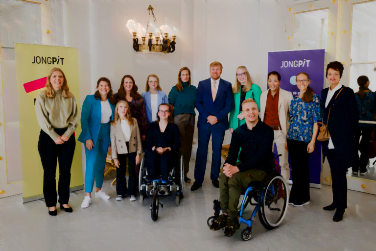 JongPIT'ers op bezoek bij de koning op Paleis Noordeinde